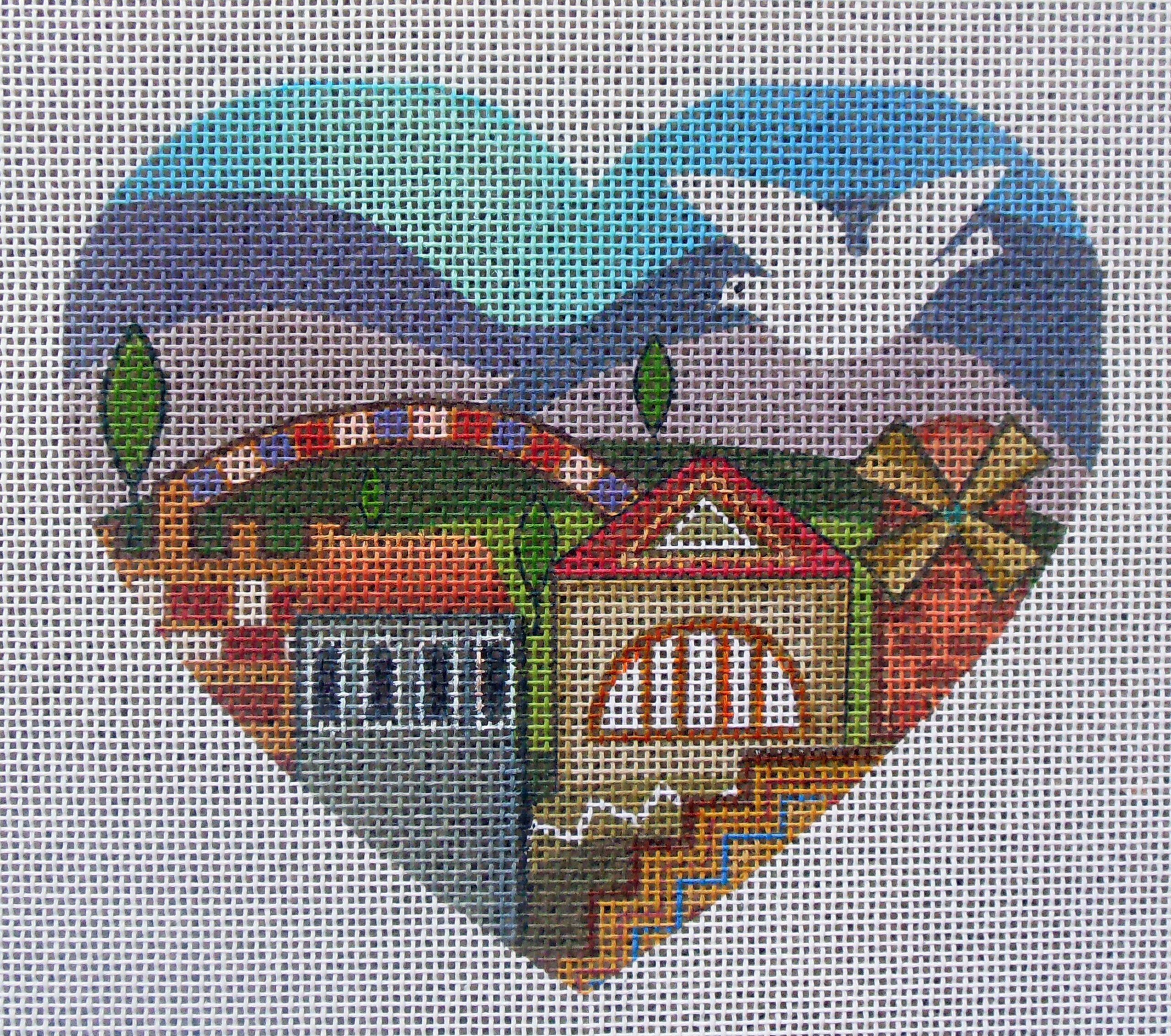 Custom Dove Needlepoint Canvas - Judyann Needlepoint Canvas